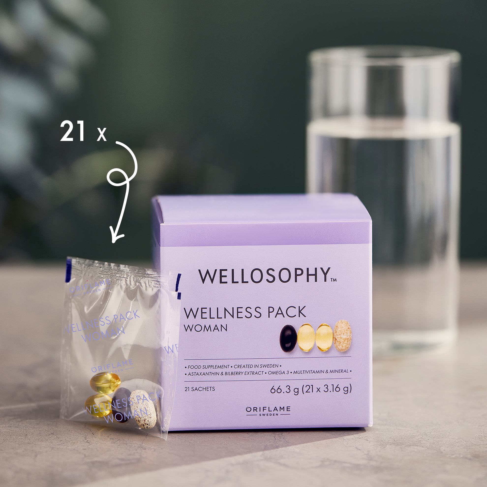 Wellness Pack Woman (38838) daily-wellbeing – nutrition | Oriflame ...